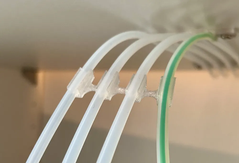 4x PTFE tube holder lite Remixed by IdleBit - MakerWorld