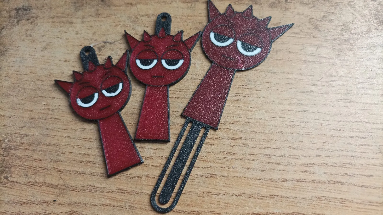 Keychains and bookmarks, Sprunkis characters collection by Ocilirca ...