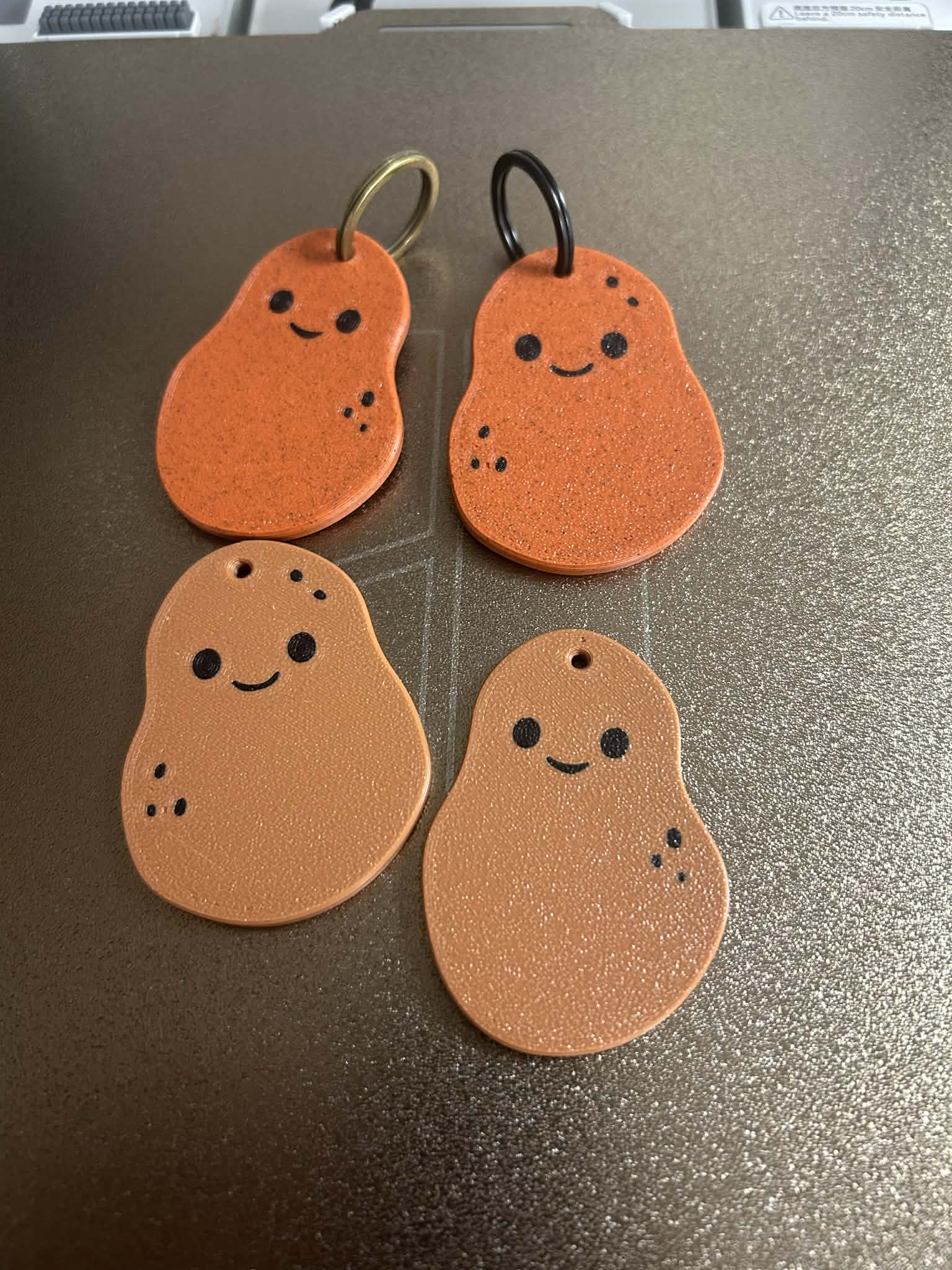 Potato Keychain – Cute & Simple - Free 3D Print Model - MakerWorld