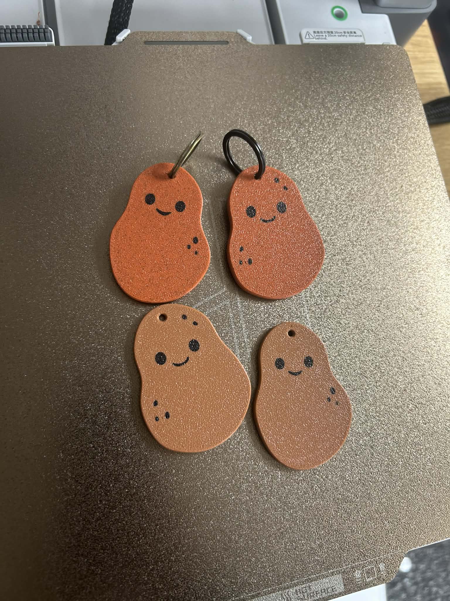 Potato Keychain – Cute & Simple - Free 3D Print Model - MakerWorld