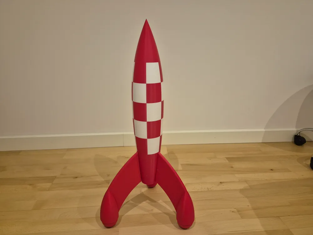 Tintin 70 cm rocket - Free 3D Print Model - MakerWorld