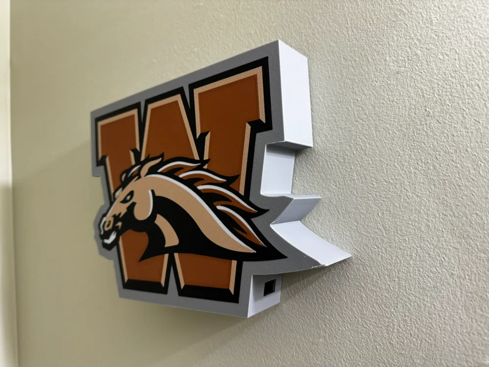 Western Michigan LED Light Box by boseveous - MakerWorld