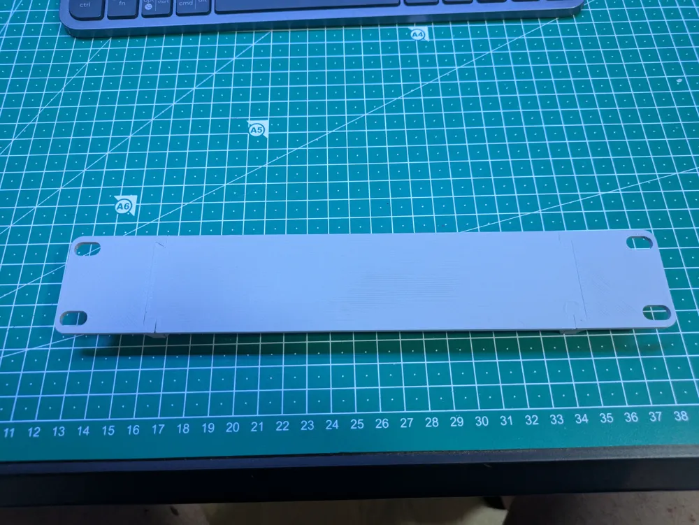 10" Rack Blank plate 1U - A1 mini by The Tech Dane - MakerWorld