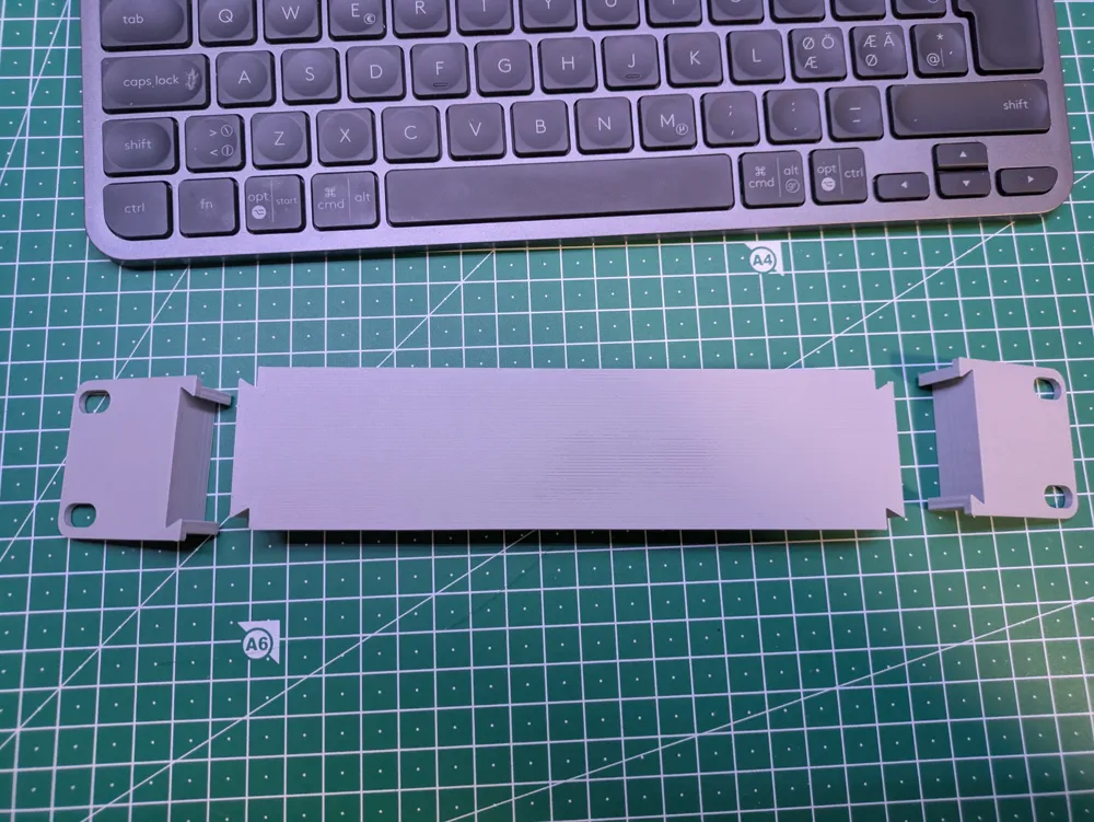10" Rack Blank plate 1U - A1 mini by The Tech Dane - MakerWorld