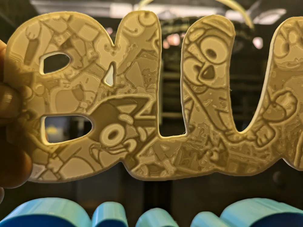 bluey lithophane lightbox style2 by lefty3d - MakerWorld