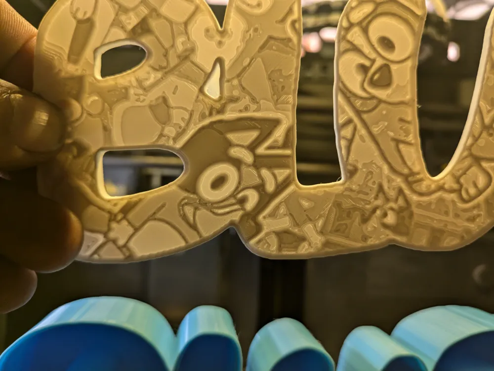 bluey lithophane lightbox style2 by lefty3d - MakerWorld