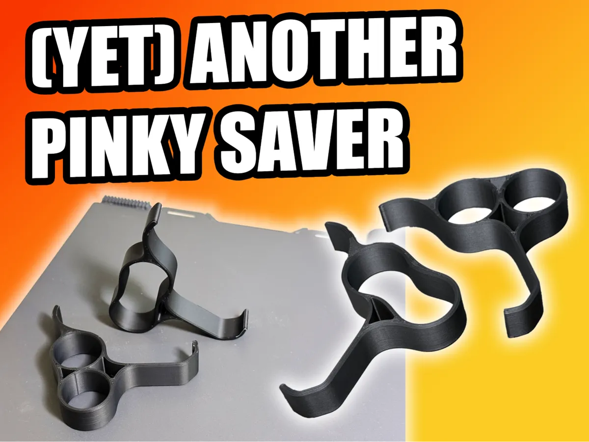 (Yet) Another Pinky Saver - Phone Holder - Free 3D Print Model - MakerWorld