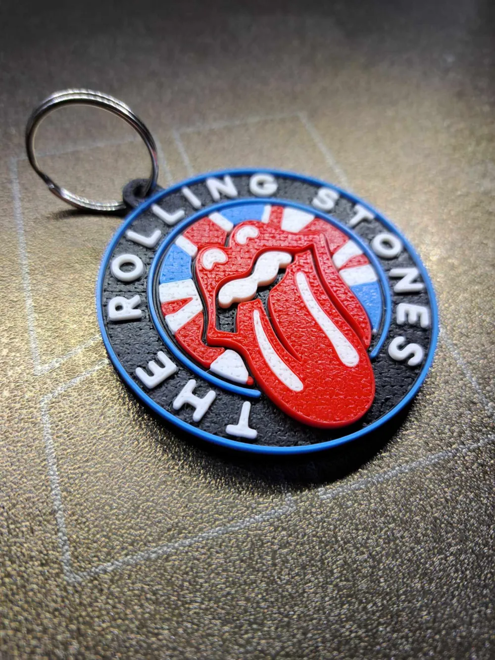 The Rolling Stones - keychain by W00sterMakerWorld: Download Free 3D Models