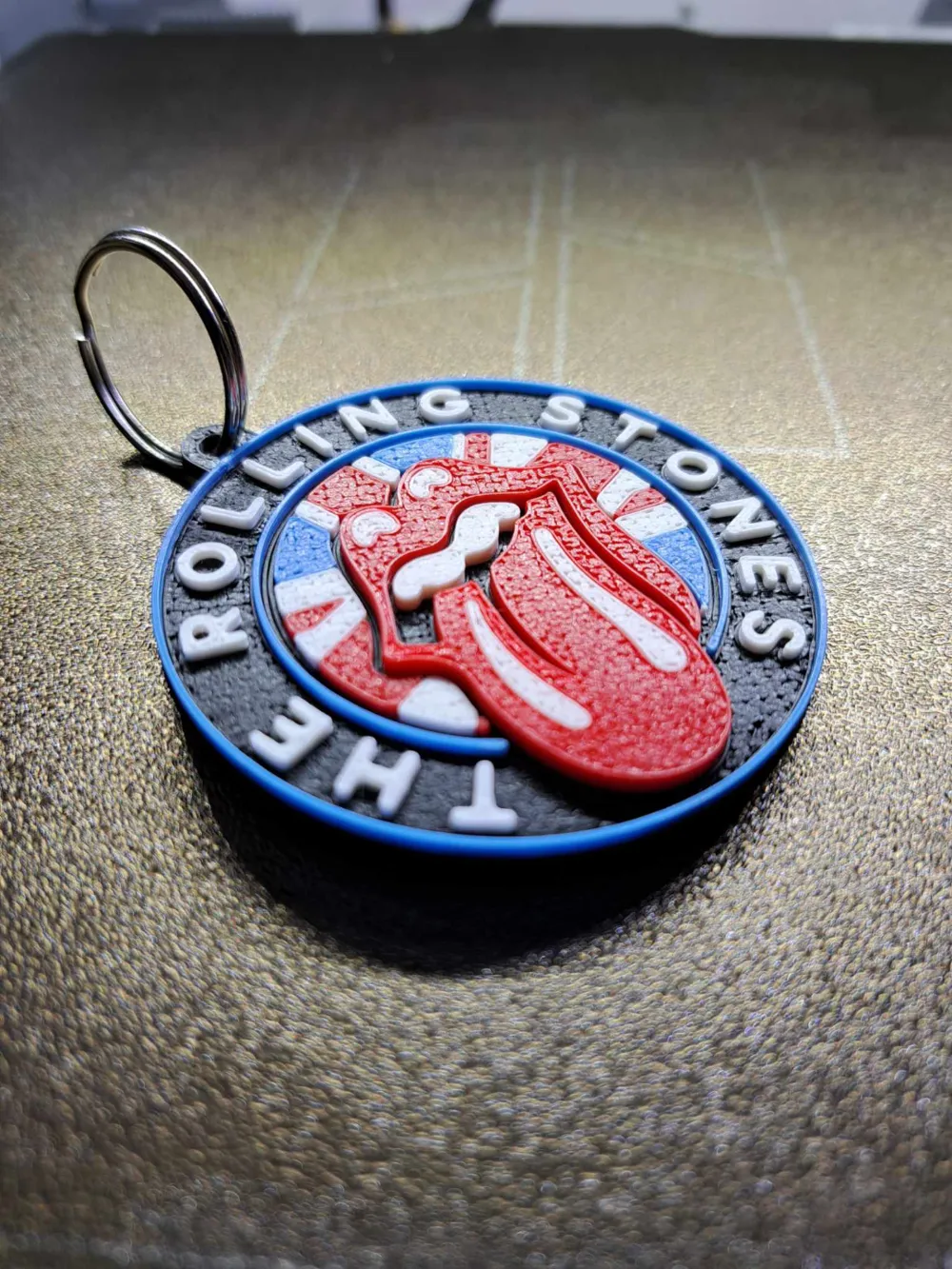 The Rolling Stones - keychain by W00sterMakerWorld: Download Free 3D Models
