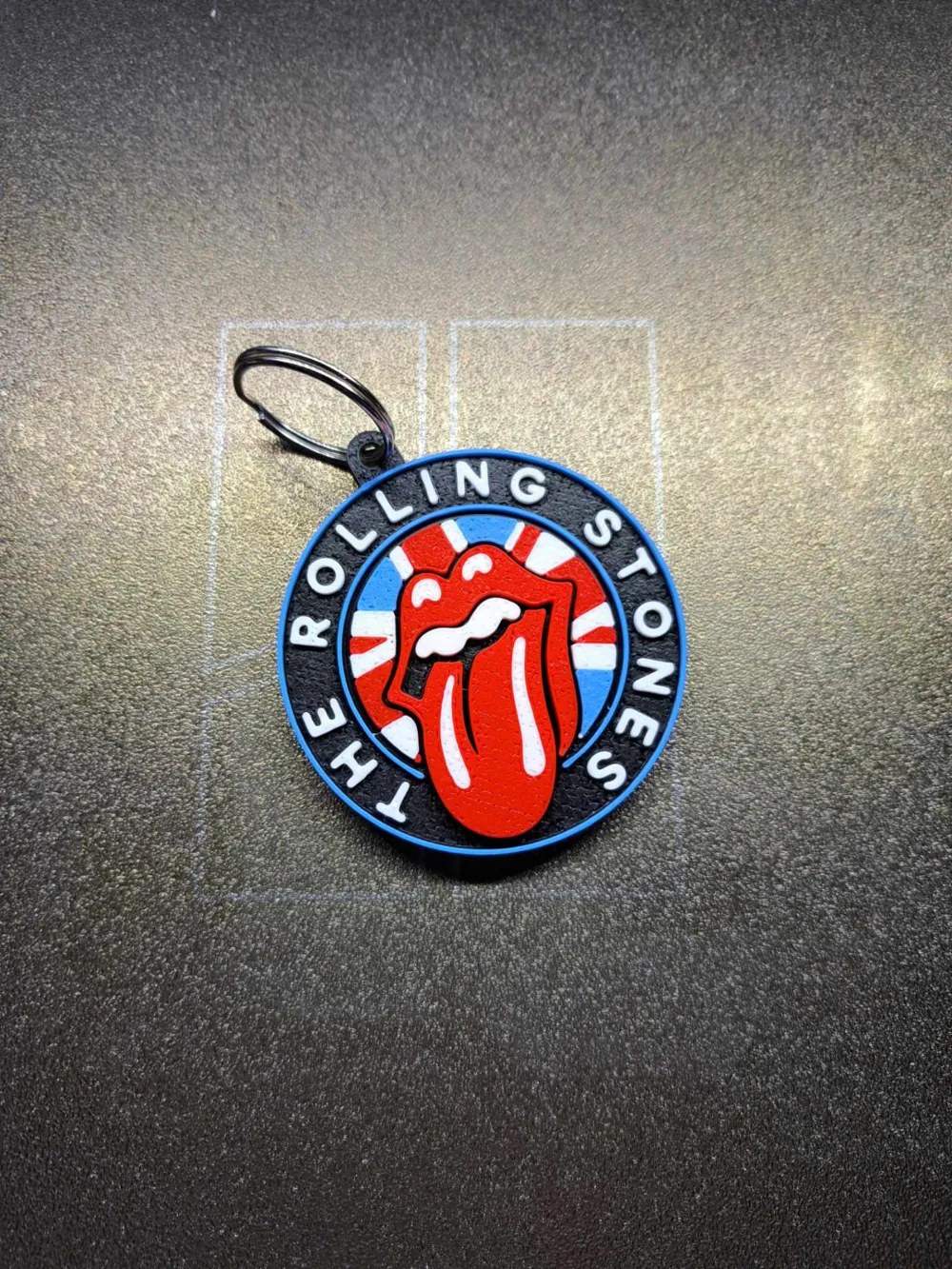 The Rolling Stones - keychain by W00sterMakerWorld: Download Free 3D Models