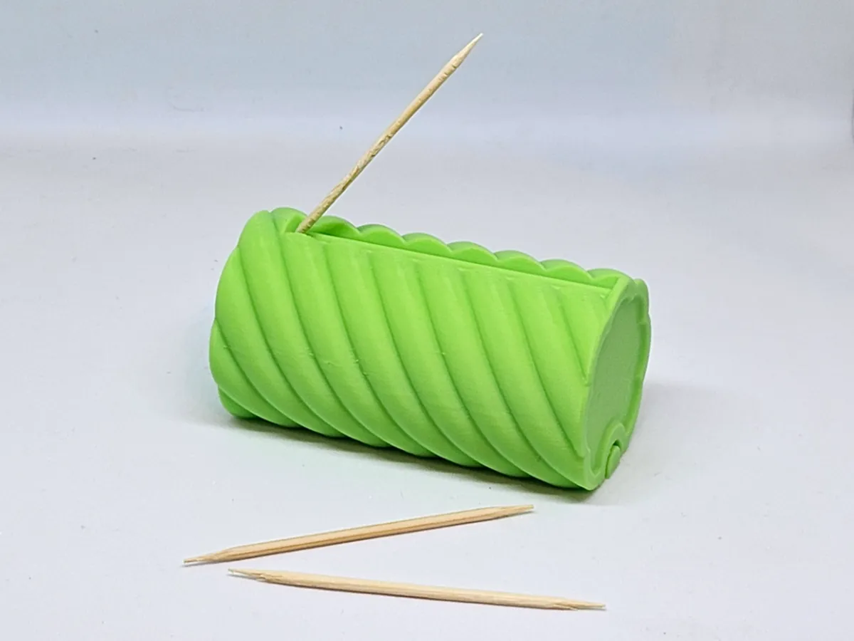 Toothpick Dispenser Print-in-Place - Free 3D Print Model - MakerWorld