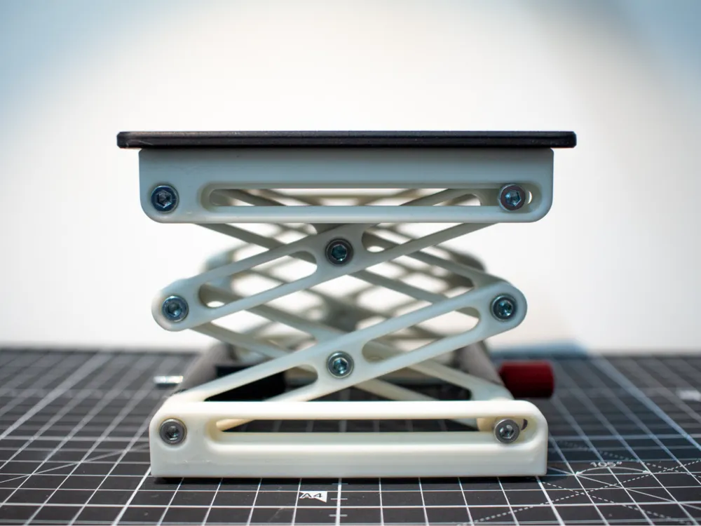 Lab Jack / Scissor Lift - Free 3D Print Model - MakerWorld