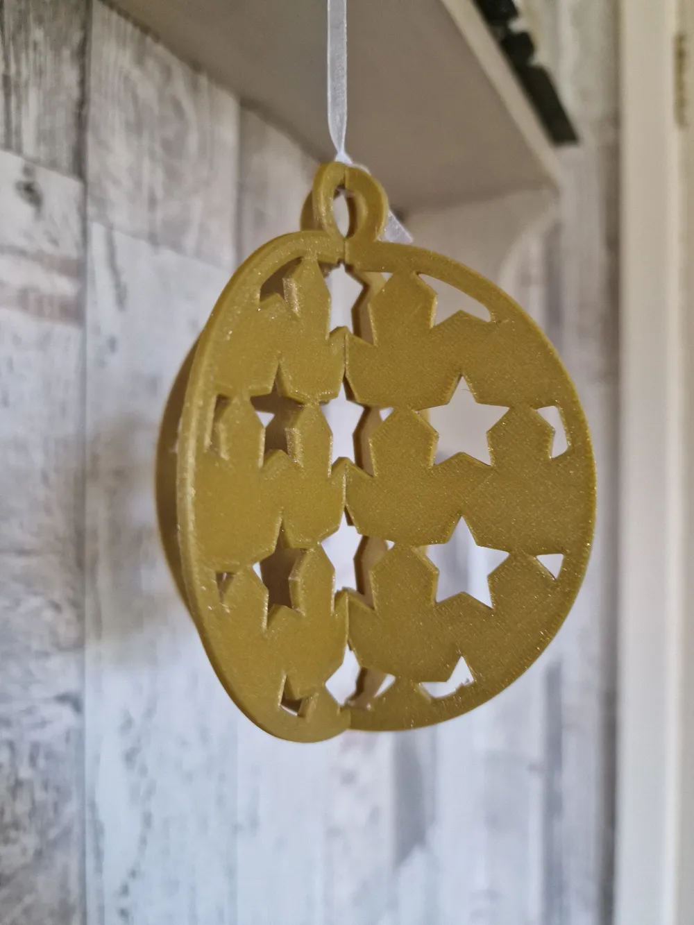 Star Bauble 3D Decoration by 3DomSculpts - MakerWorld