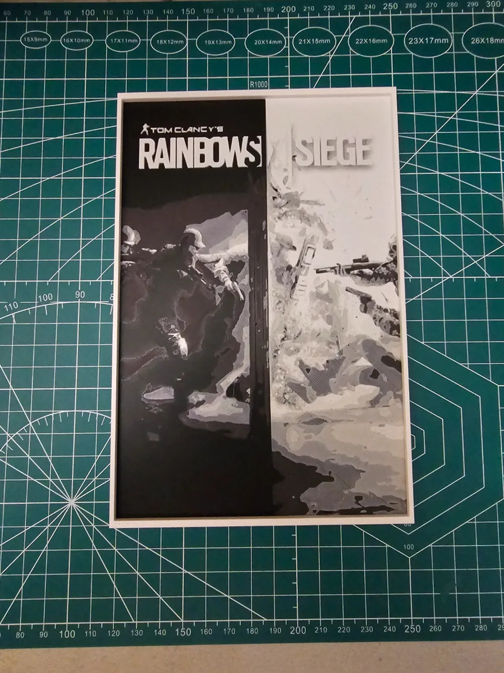 Tom Clancy's Rainbow 6 Siege Poster - Hueforge Art by Lumpy3D - MakerWorld