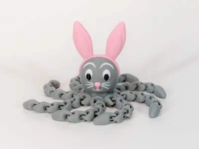 Easter Flexi Octopus by Not a Potato MakerWorld: Download Free 3D Models
