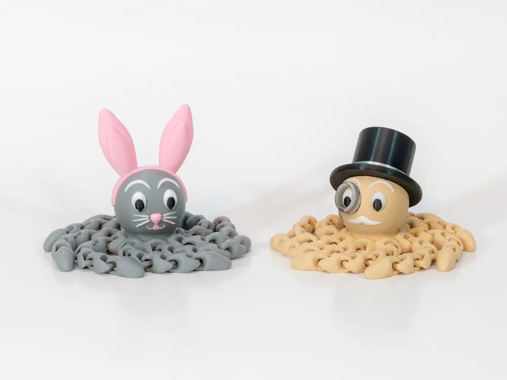 Easter Flexi Octopus by Not a Potato MakerWorld: Download Free 3D Models