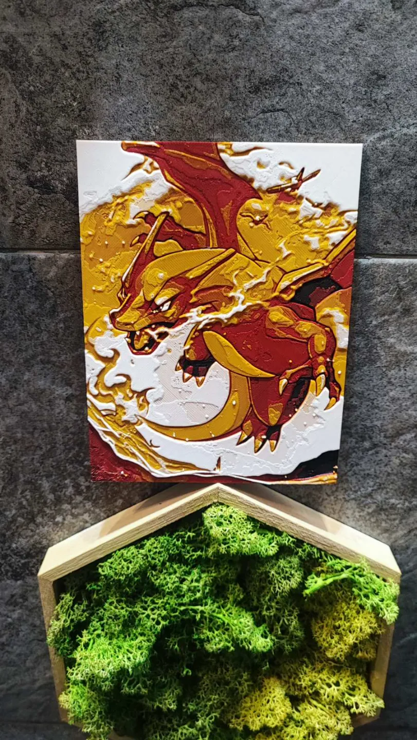 Charizard Flames by Garuda3D MakerWorld: Download Free 3D Models