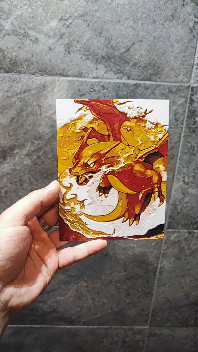 Charizard Flames by Garuda3D MakerWorld: Download Free 3D Models