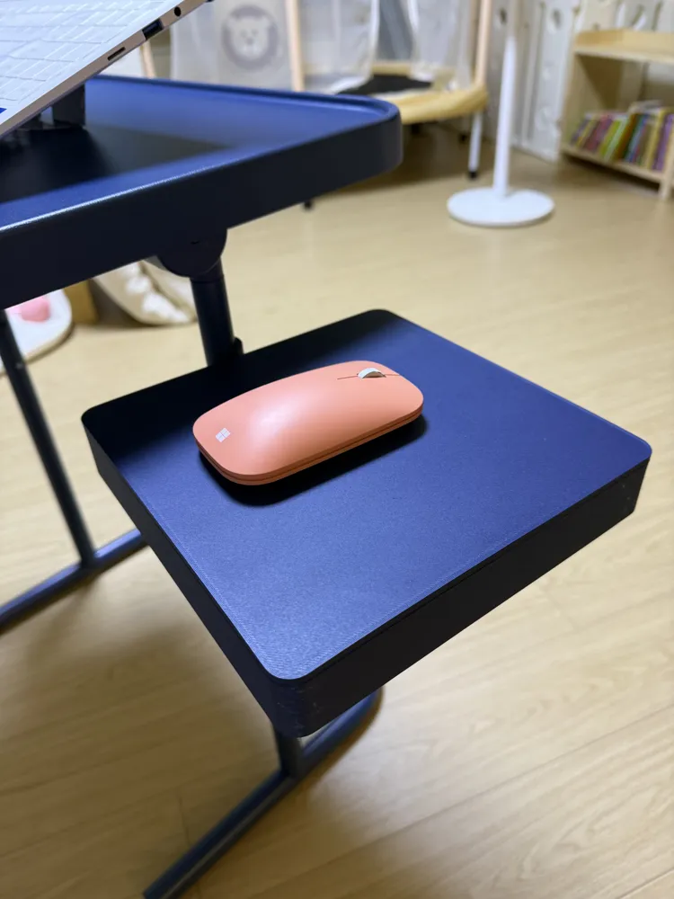 Clip-On Mouse&Tray for IKEA BJÖRKÅSEN Laptop Stand - Free 3D Print ...
