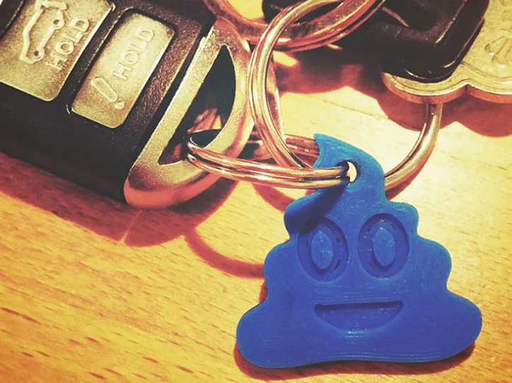 Poop keychain by KAREL-OCASEK - MakerWorld