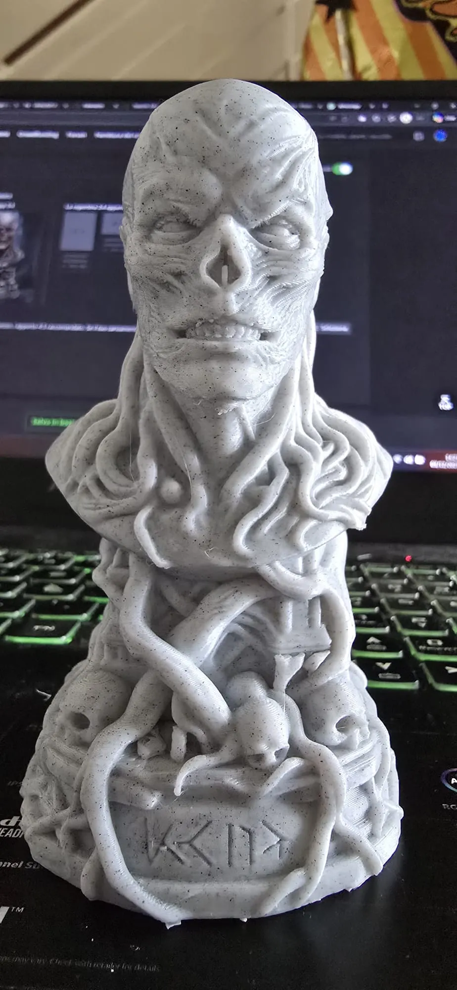 Vecna Bust - Stranger Things by Molder2k MakerWorld: Download Free 3D ...
