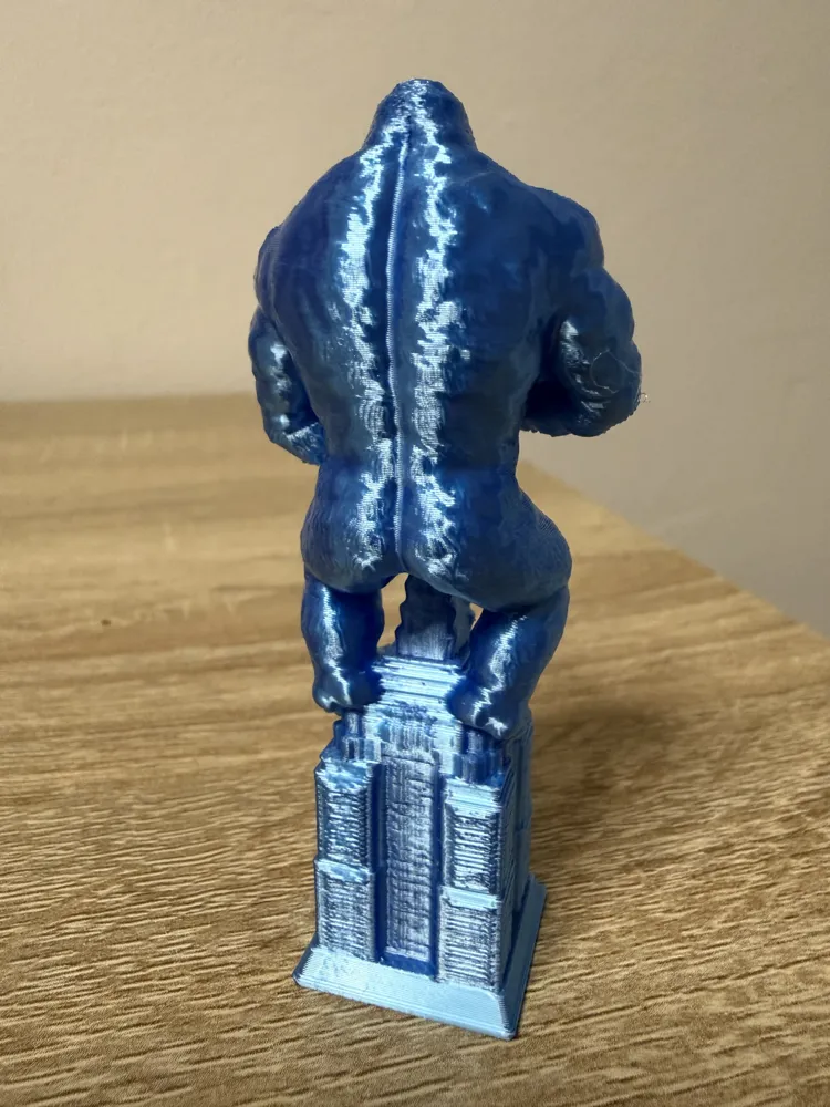 King Kong on building - Free 3D Print Model - MakerWorld