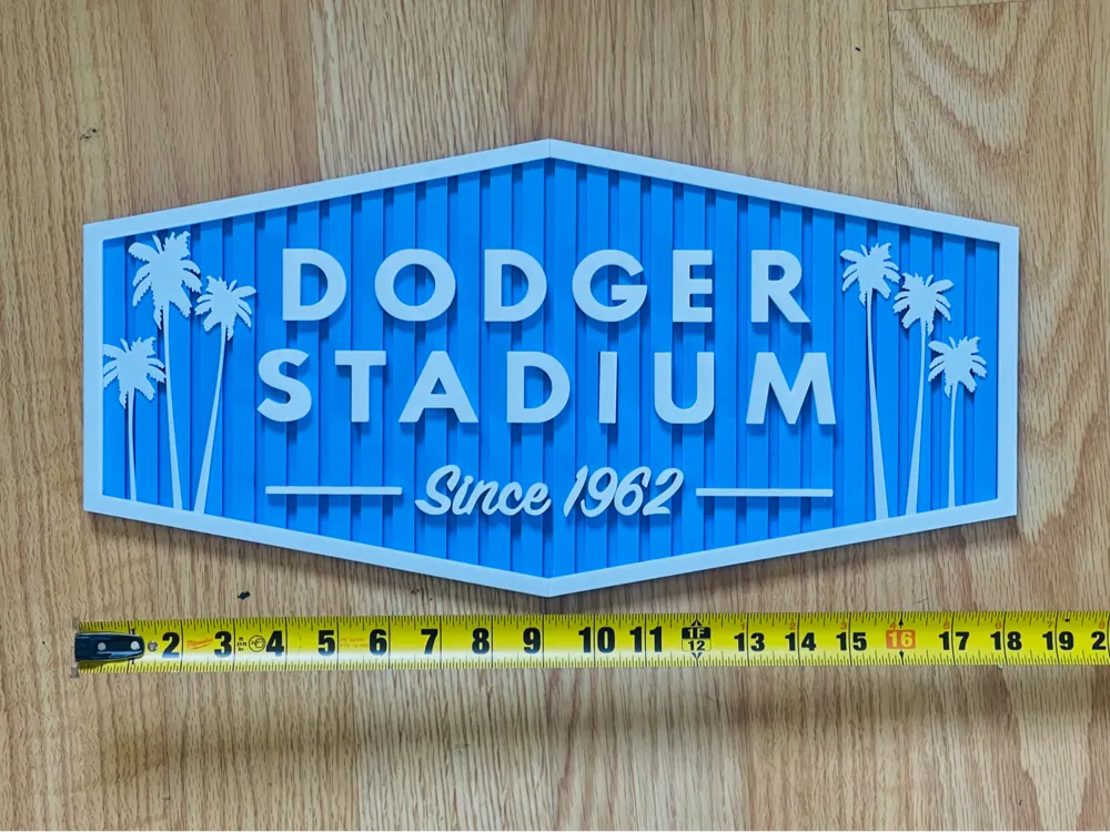 Dodgers Stadium Sign by Rome626 MakerWorld: Download Free 3D Models