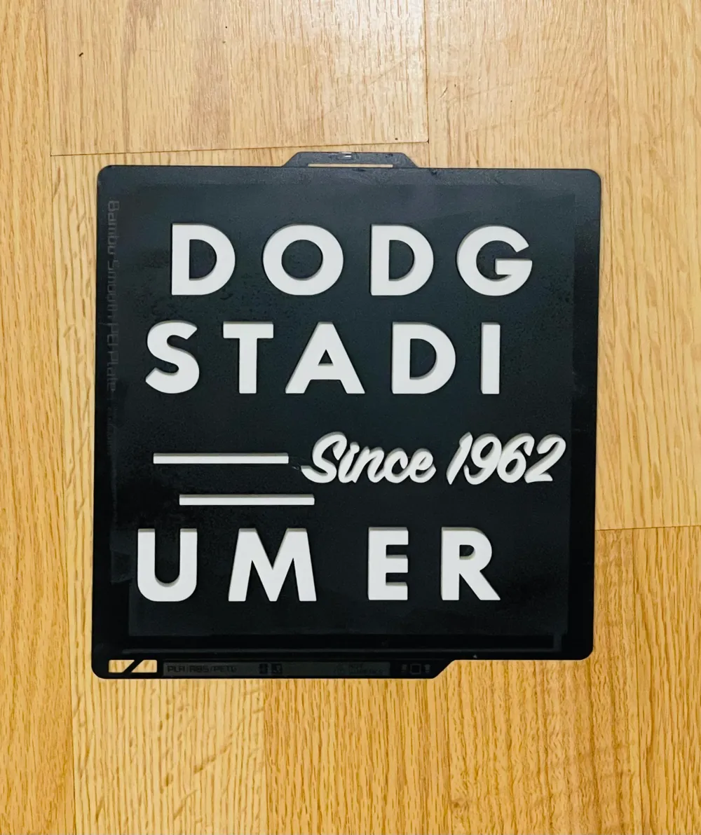 Dodgers Stadium Sign by Rome626 MakerWorld: Download Free 3D Models