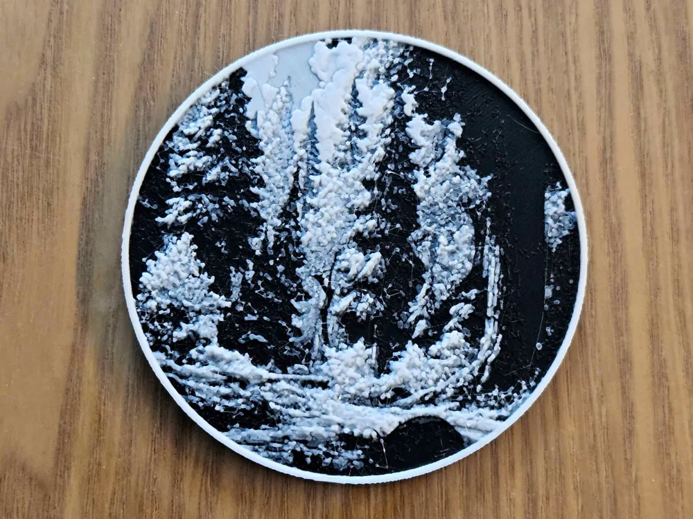 Deep Forest Coaster - Free 3D Print Model - MakerWorld