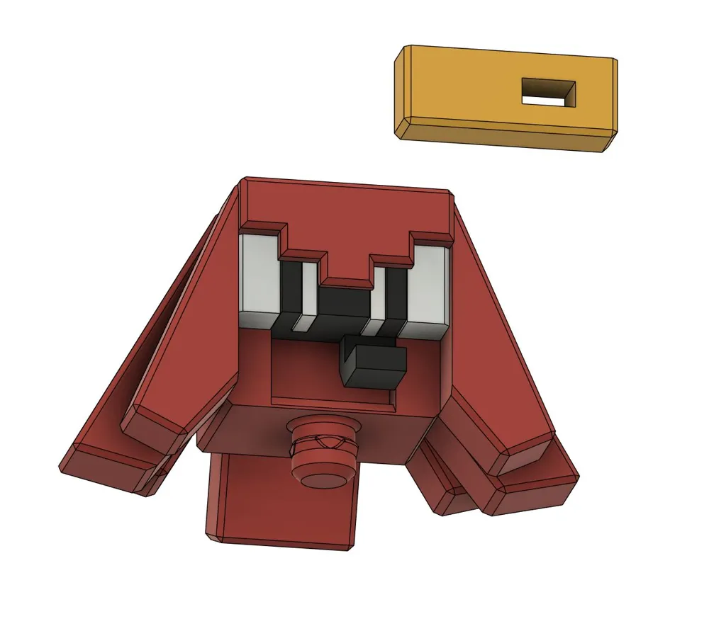 Articulated Minecraft Style Knuckles by Spennolio MakerWorld: Download ...