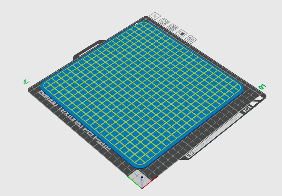 Measuring mat 210mm x 210mm by ItsJustWolff - MakerWorld