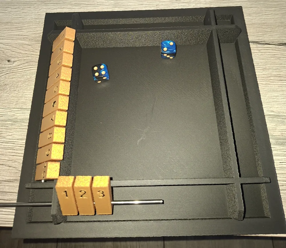 Shut the Box Board Game - Free 3D Print Model - MakerWorld