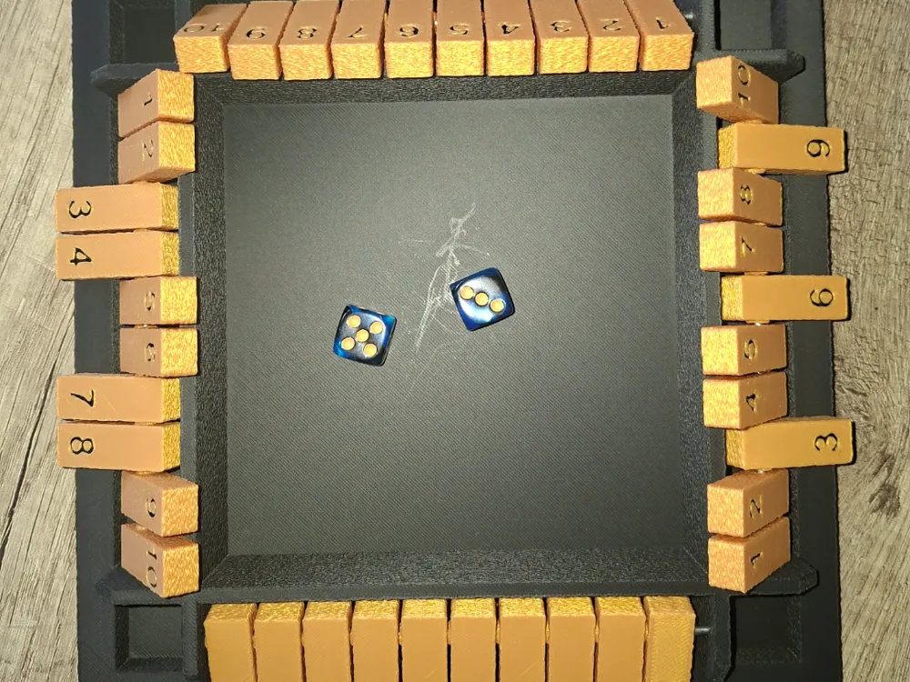 Shut the Box Board Game by Alex MakerWorld: Download Free 3D Models