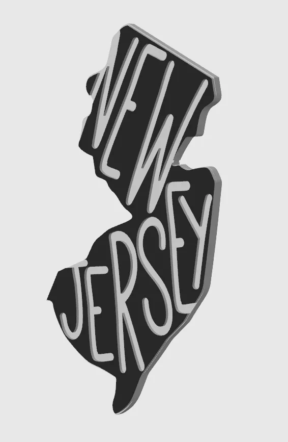 New Jersey State Sign by Release The Fleet - MakerWorld