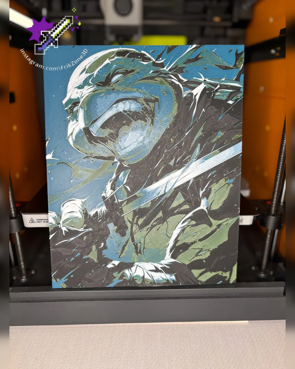 Leonardo Teenage Mutant Ninja Turtle Hueforge by FrikZone3D - MakerWorld