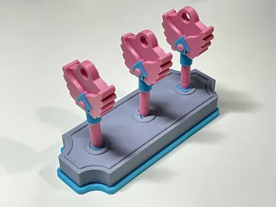 Squid Game 3 Keys and Lock Assembly - Keychain by Evan_muhaha ...