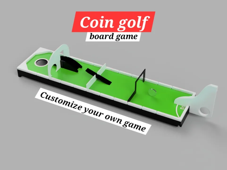 Coin golf by Printing stuff MakerWorld: Download Free 3D Models