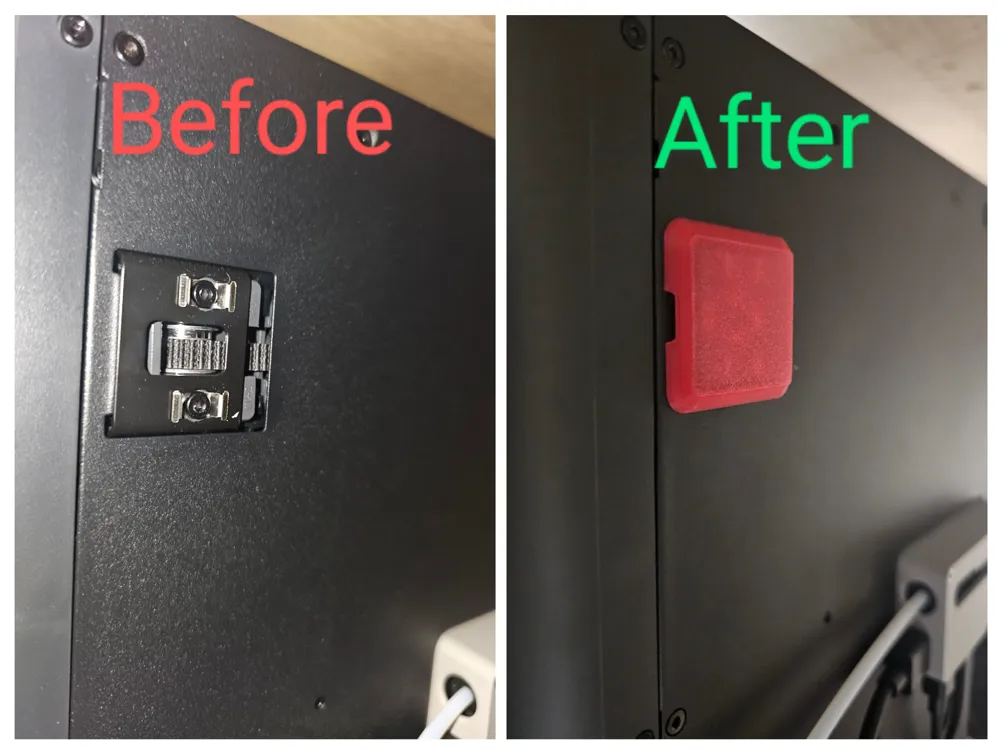 Belt Dust Cover Bambu Lab P1S by karel MakerWorld: Download Free 3D Models