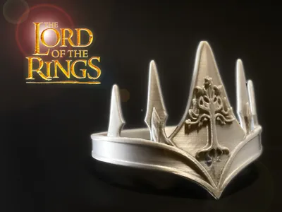 Réplica da Coroa do Rei de Gondor - O Senhor dos Anéis por GENERA 3D ...