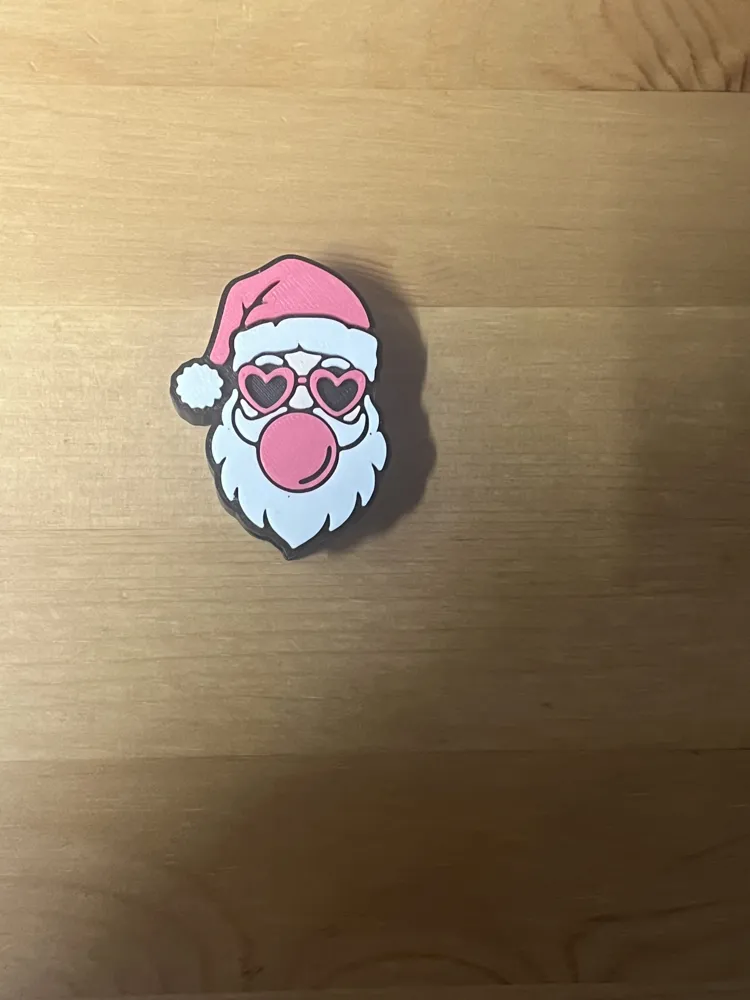 santa stanley straw topper - Free 3D Print Model - MakerWorld