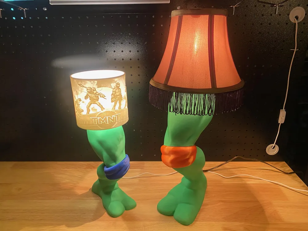 TMNT - Leg Lamp by Ninjake 3Designs MakerWorld: Download Free 3D Models