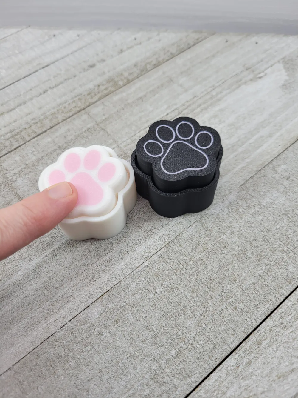 Paw Shaped Keyboard Fidget Clicker (Mechanical) - Free 3D Print Model ...