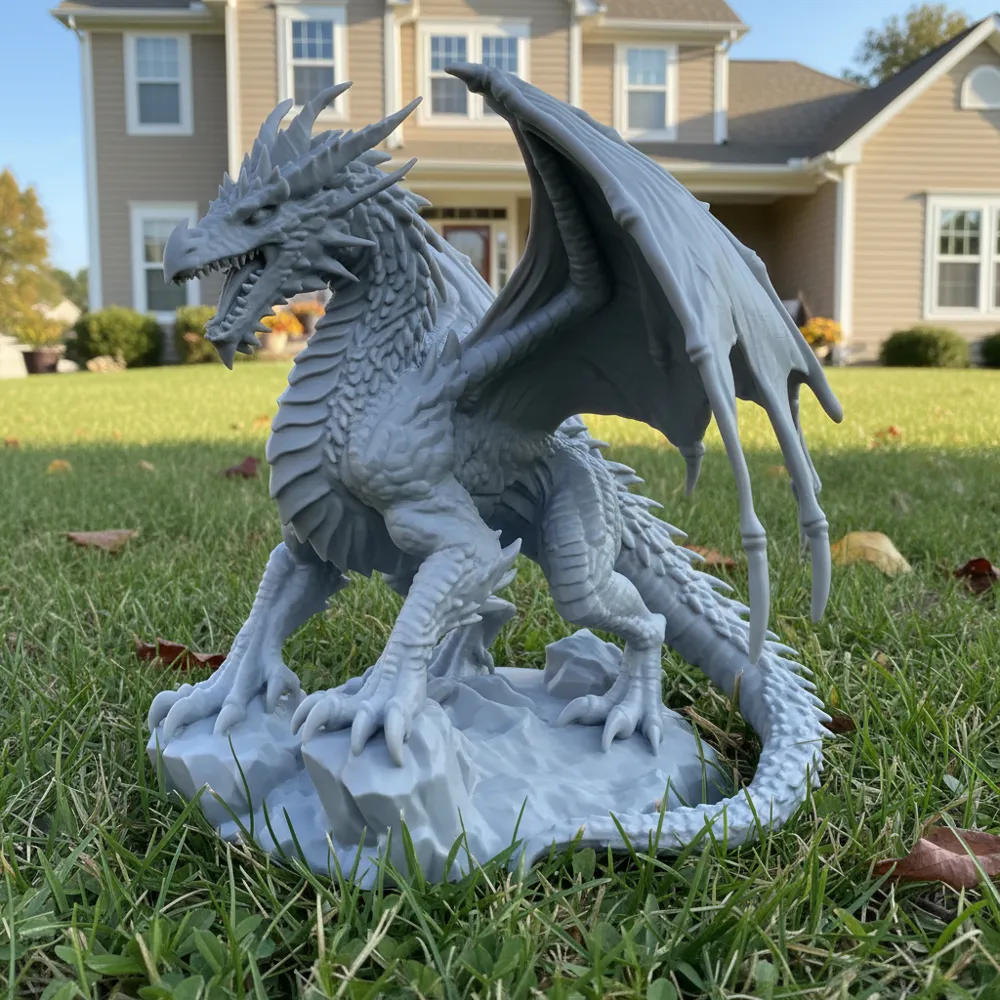 High-Detail Dragon (Bambu Lab Ready) - Free 3D Print Model - MakerWorld