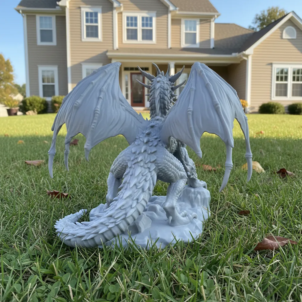 High-Detail Dragon (Bambu Lab Ready) - Free 3D Print Model - MakerWorld