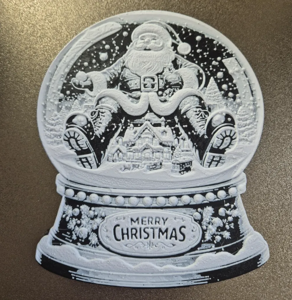 Santa globe by Abi&Dan88 - MakerWorld