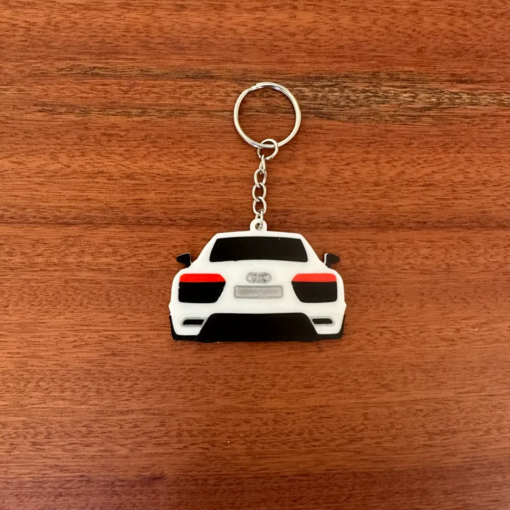 Audi R8 Double Sided Keychain by FilumStudios - MakerWorld