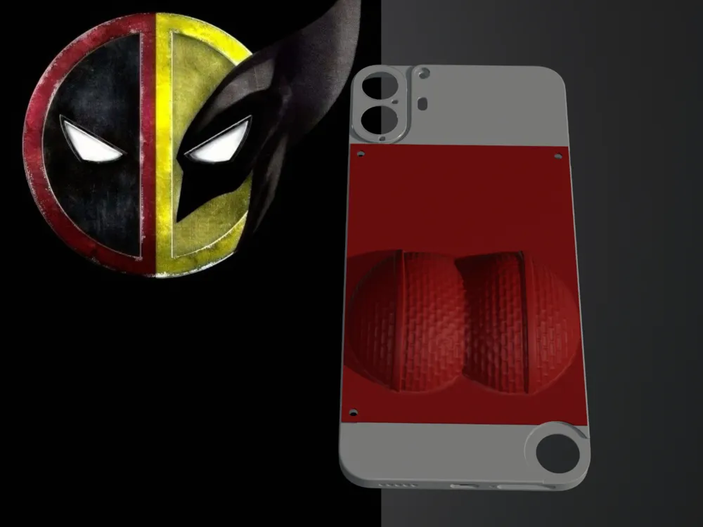 CMF Phone 1 cheeky super hero backplate by Gamesandtoys64 - MakerWorld