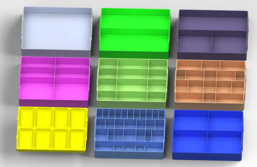 Modular Storage Box by XU-3D MakerWorld: Download Free 3D Models