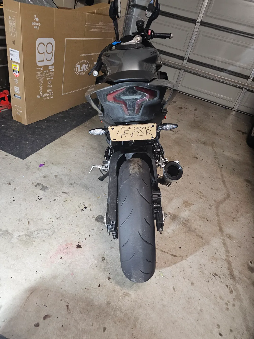 CF Moto 450SR Tail Tidy - Free 3D Print Model - MakerWorld