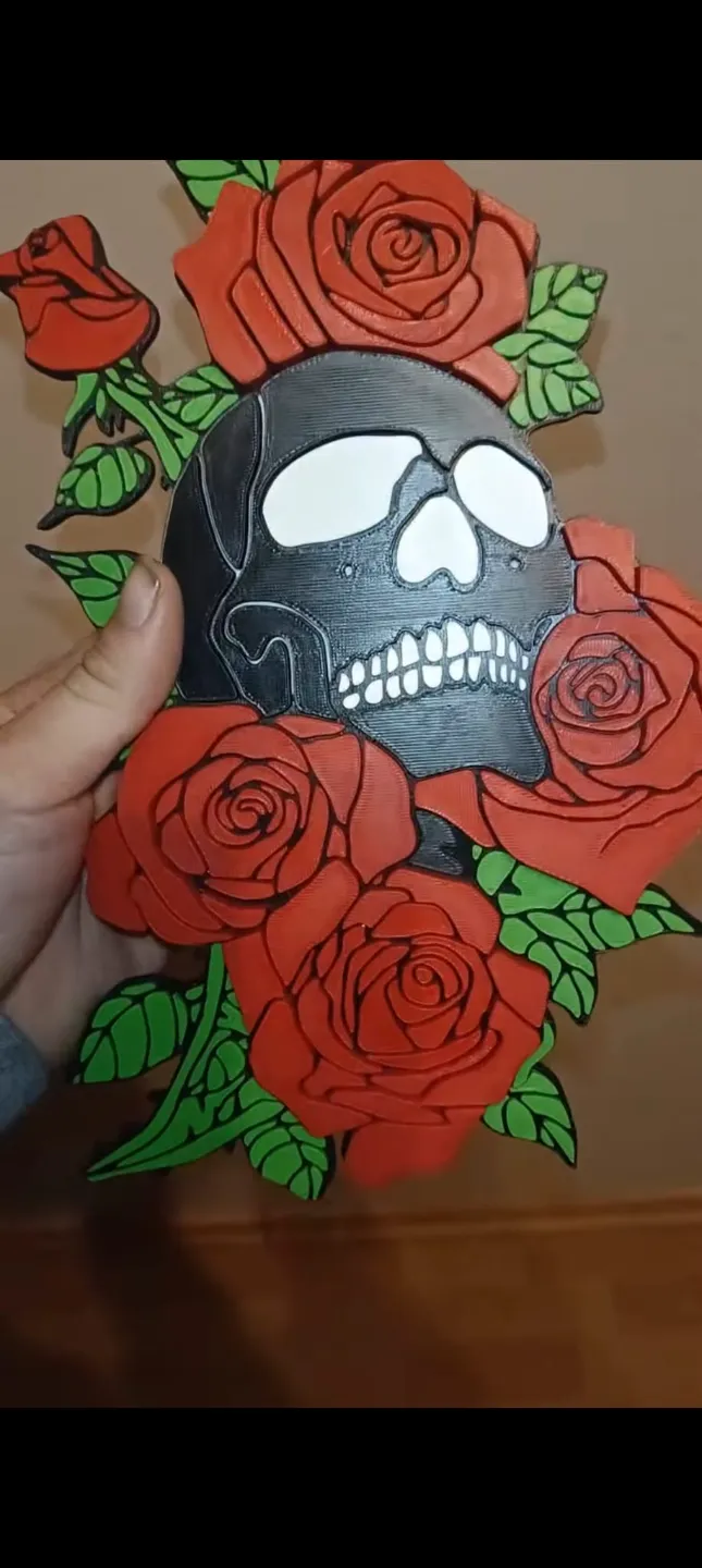Skeleton Rose by Witcher - MakerWorld